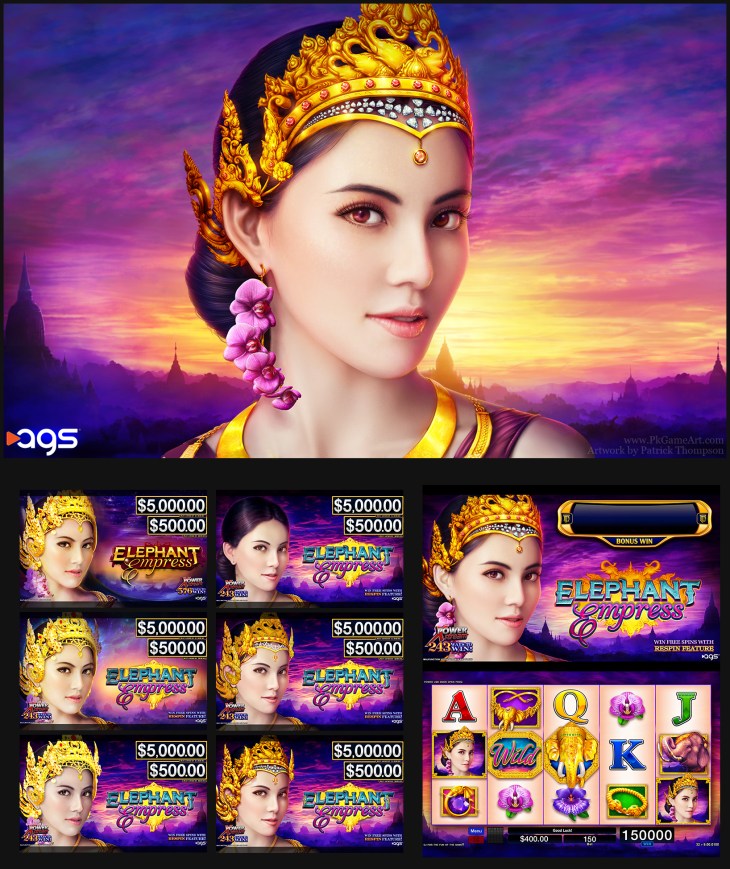 Slot Machine Art | PK Game Art & Illustration